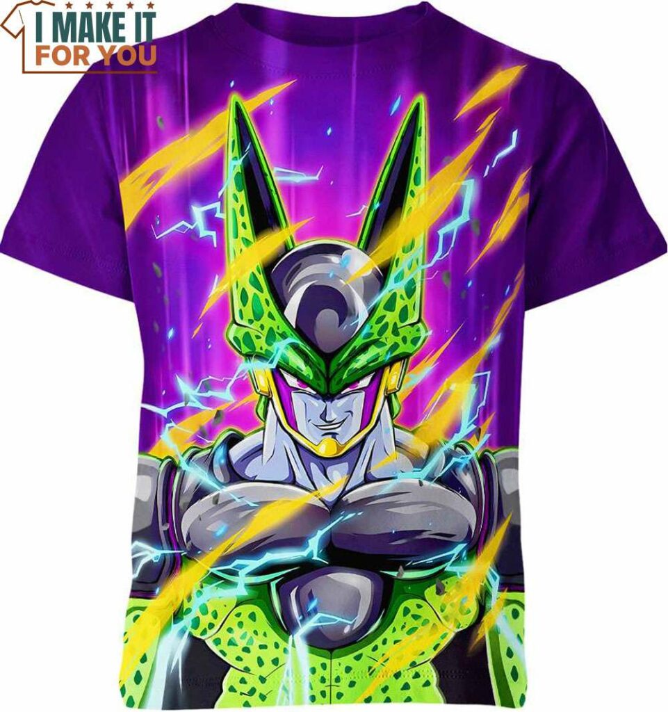Cell Dragon Ball Z Shirt, Bold Dragon Ball Z Fashion Statement