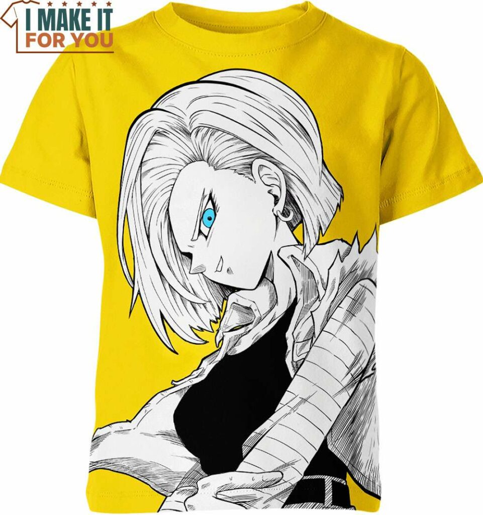 Dragon Ball Z Sexy Android 18, Eye-catching Dragon Ball Z Apparel