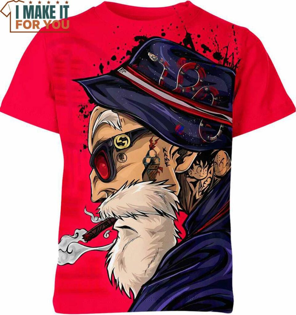 Master Roshi Dragon Ball Z Shirt, Dragon Ball Z Fashion Statement