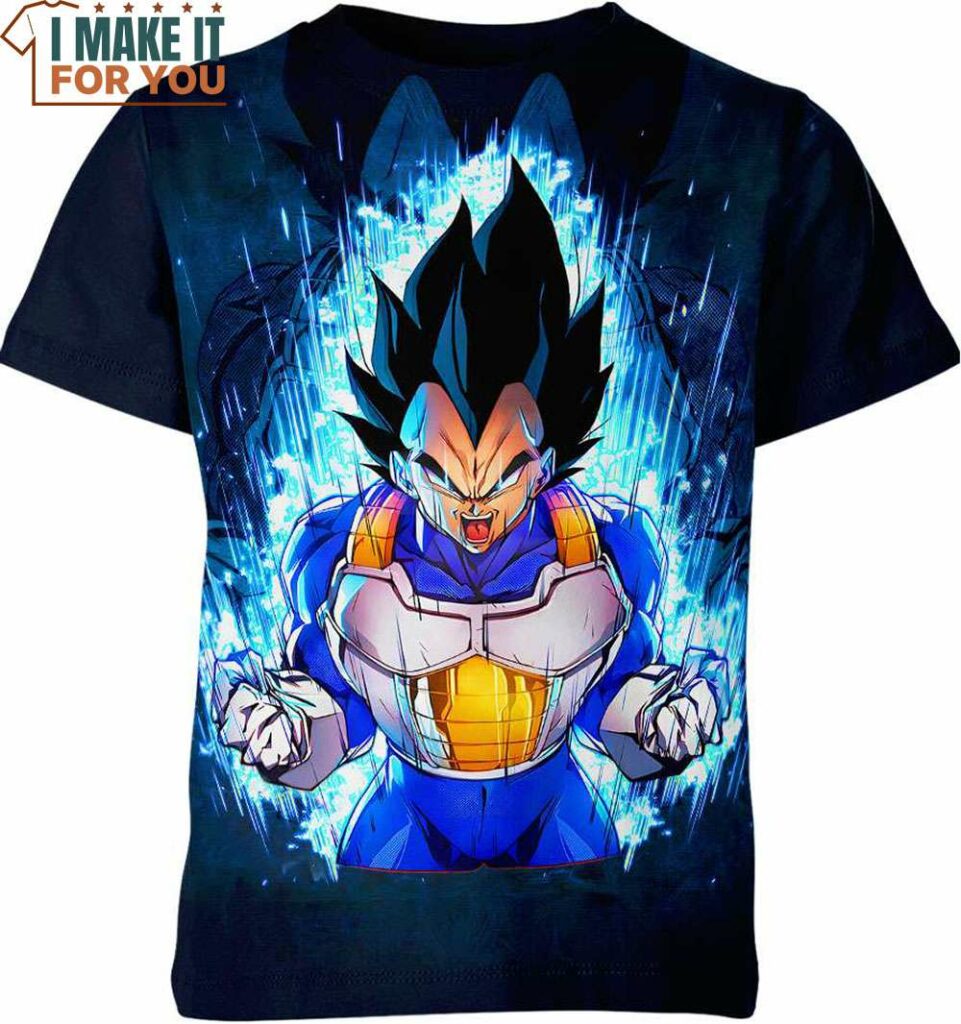 Vegeta Dragon Ball Z Shirt, Stylish Vegeta 3D Printed Tee