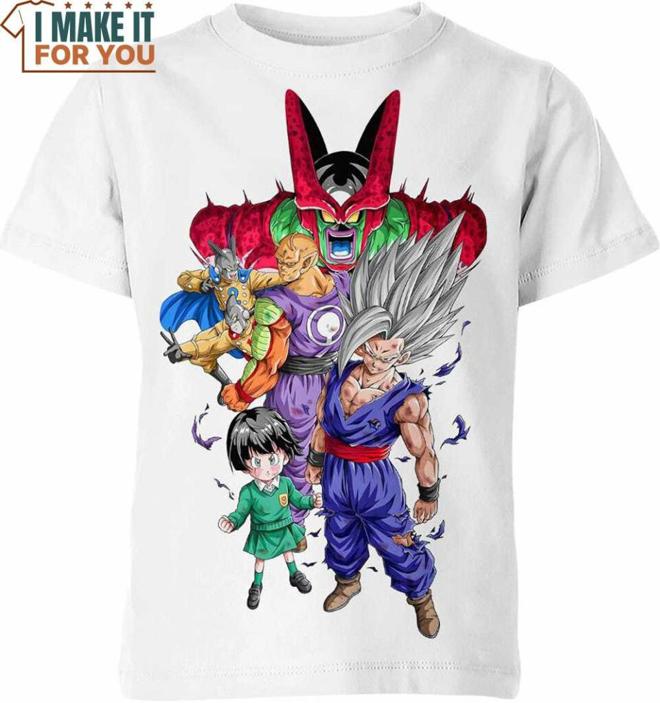 Dragon Ball Z 3D Collage T-Shirt, Featuring All Your Favorite Characters
