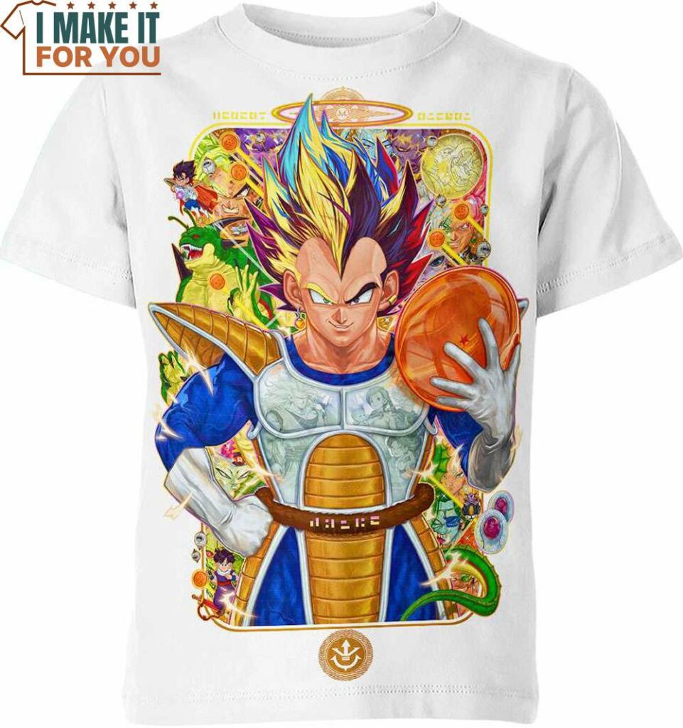 Vegeta Dragon Ball Z Shirt, T-Shirts for Sale