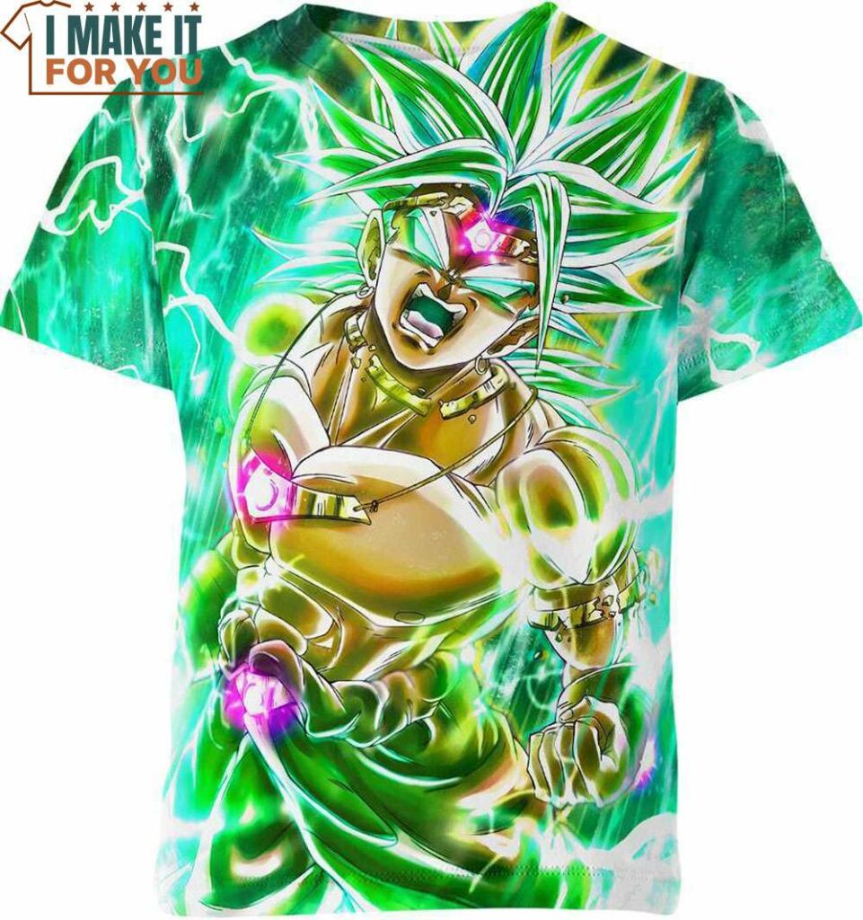 Goku X Broly Dragon Ball Z Shirt, Stylish Dragon Ball 3D Printed Tee