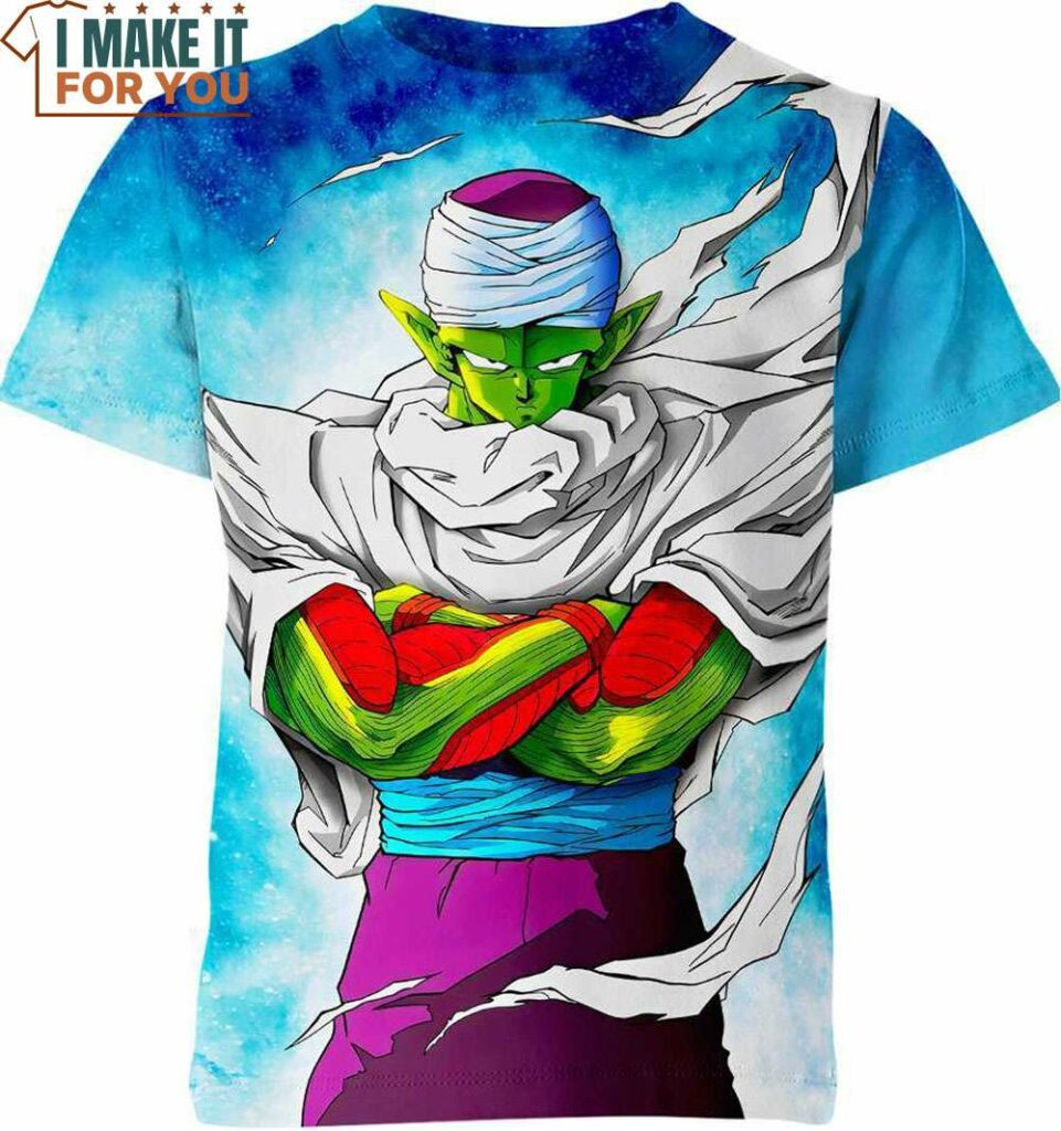 Piccolo Dragon Ball Z Shirt, Unique Dragon Ball Z Character Design