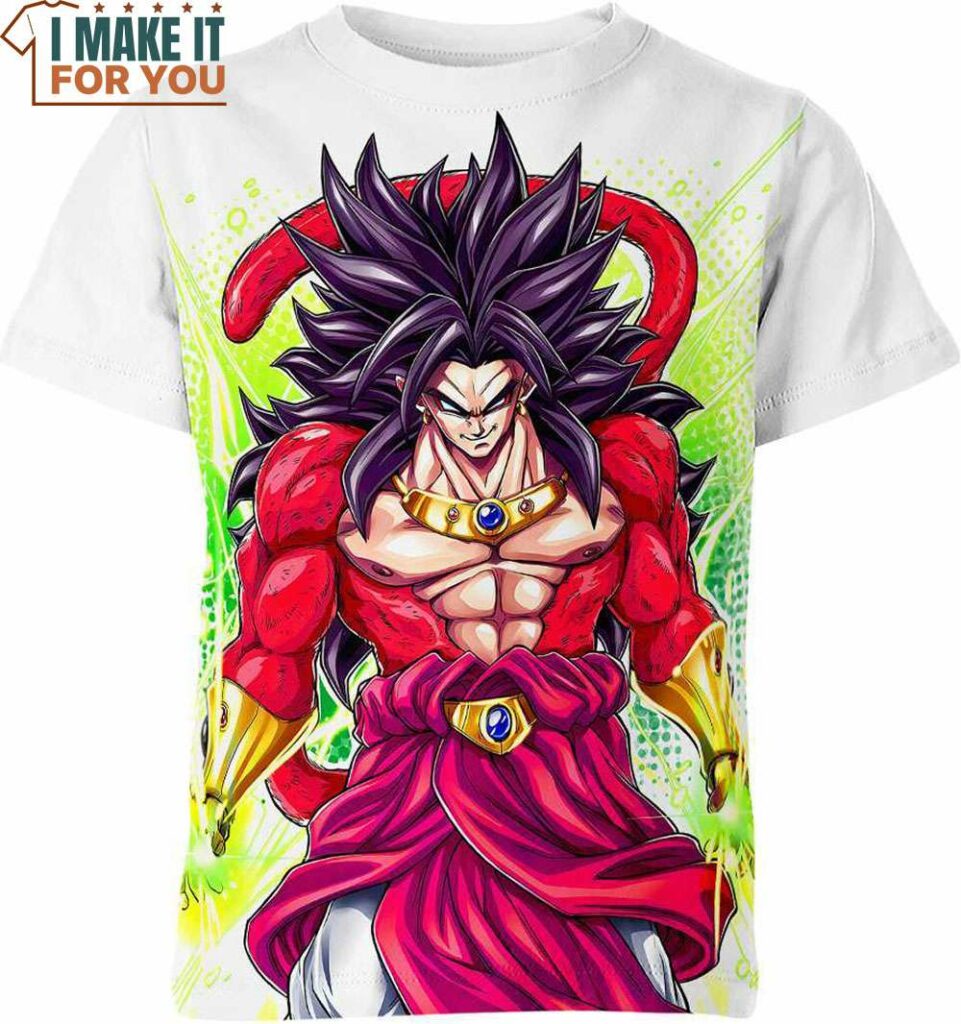 Super Saiyan 4 Broly Dragon Ball Z Shirt, Dragon Ball Gift