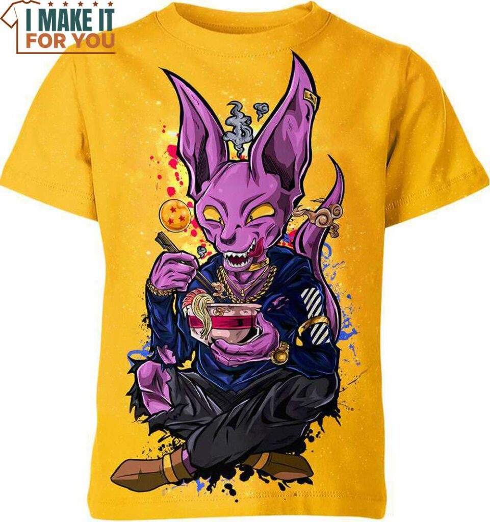 Beerus Cool Art Dragon Ball Z Shirt, Ultimate Dragon Ball Gift