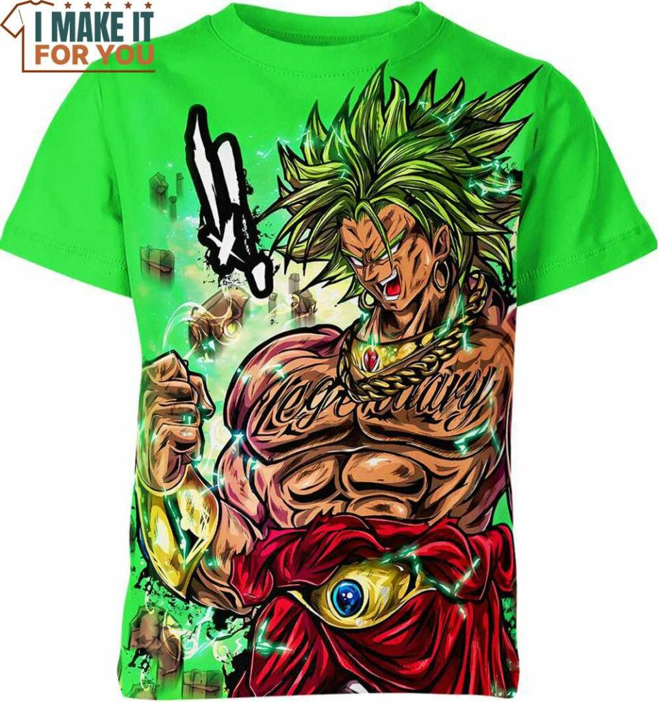 Broly Dragon Ball Z Shirt, Eye-catching Dragon Ball Z Apparel