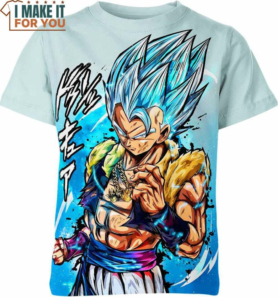 Gogeta Dragon Ball Z Shirt, Stylish Goku 3D Printed Tee