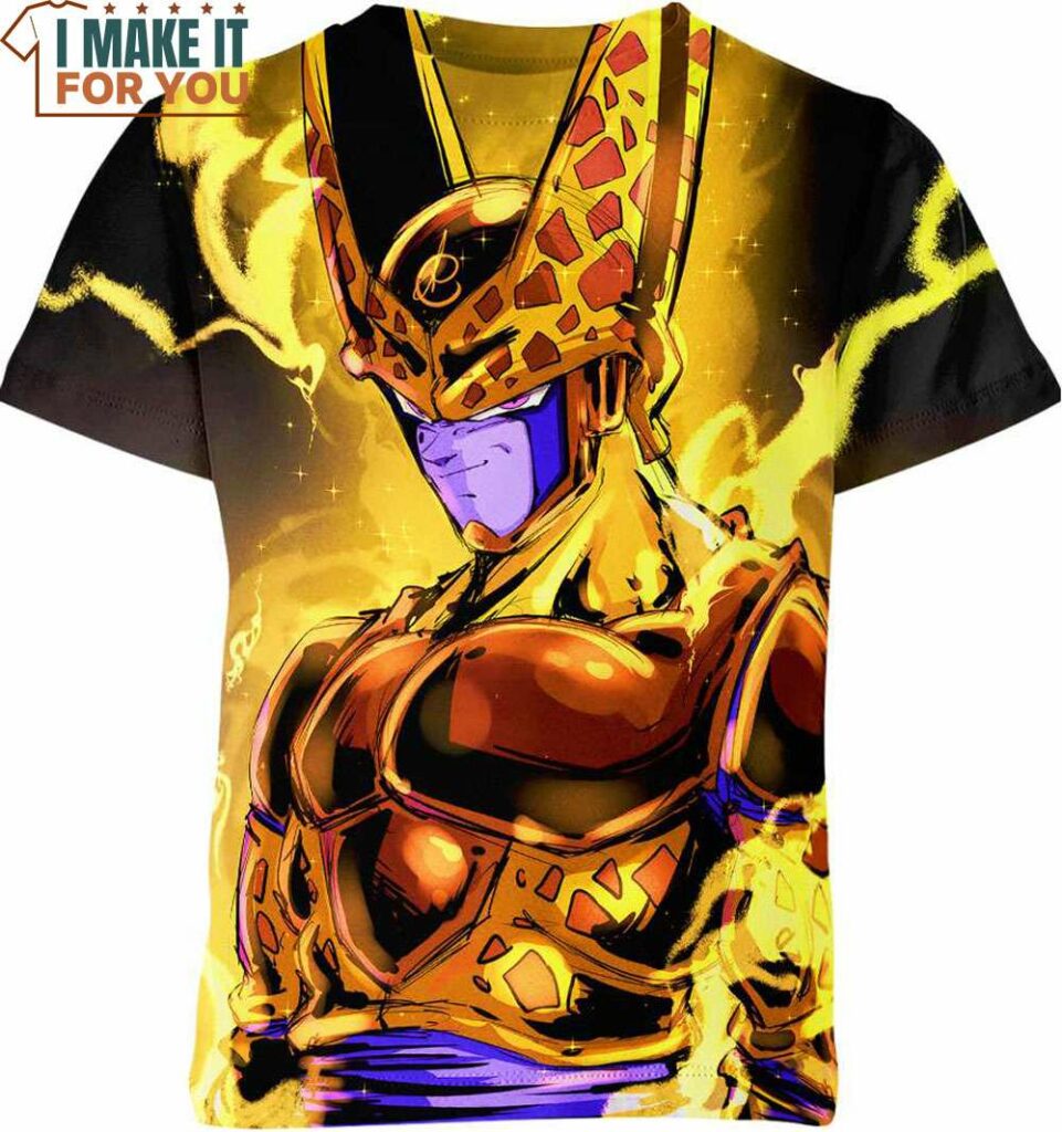 Golden Cell Dragon Ball Z Shirt, Eye-catching Dragon Ball Z Apparel