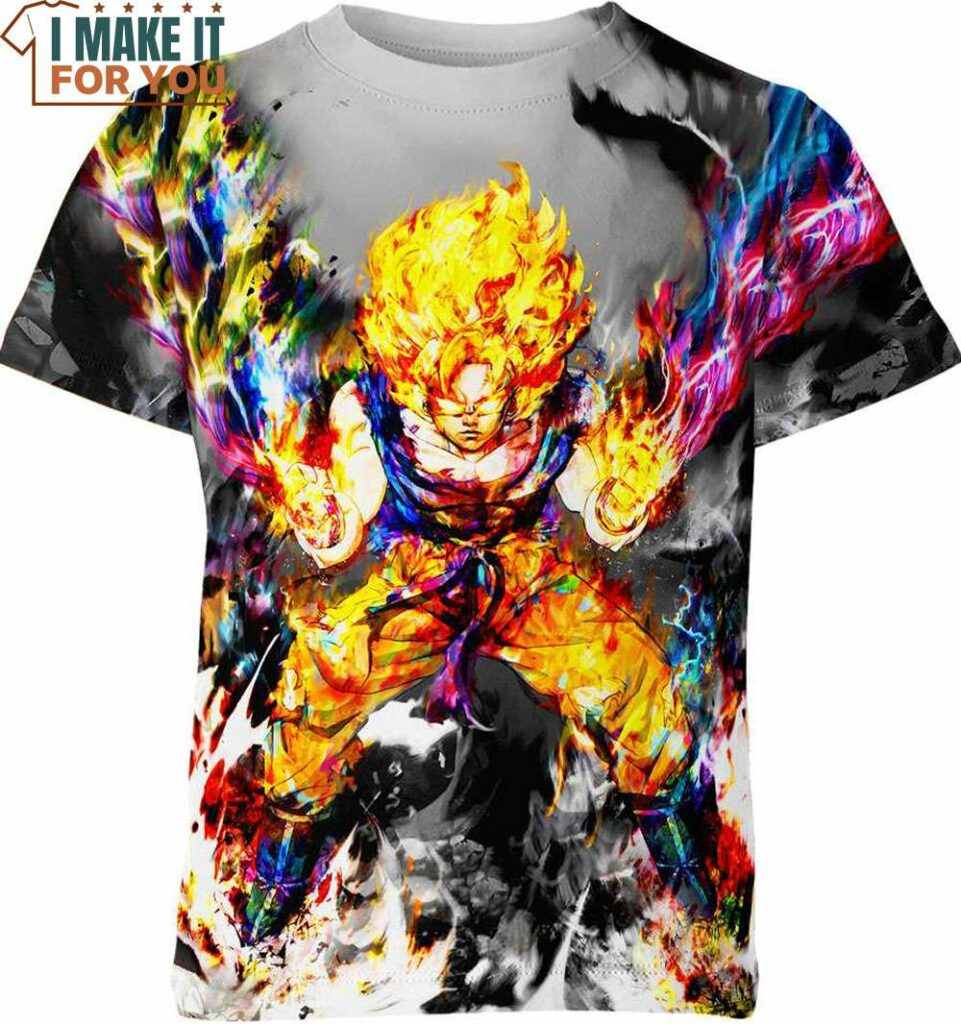 Son Goku Dragon Ball Z 3D Shirt, Dragon Ball Gift for All Ages