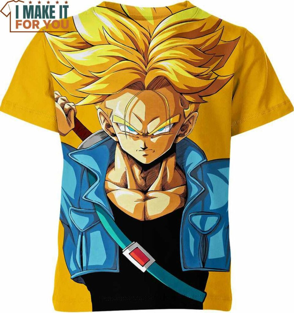 Trunks Dragon Ball Z Shirt, Unique Dragon Ball Z Character Design
