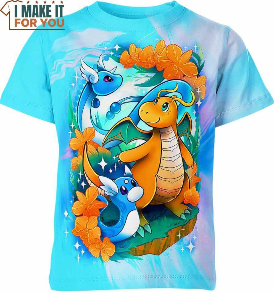 Dragonite Pokemon Shirt, Stylish Pokemon Shirts for Men