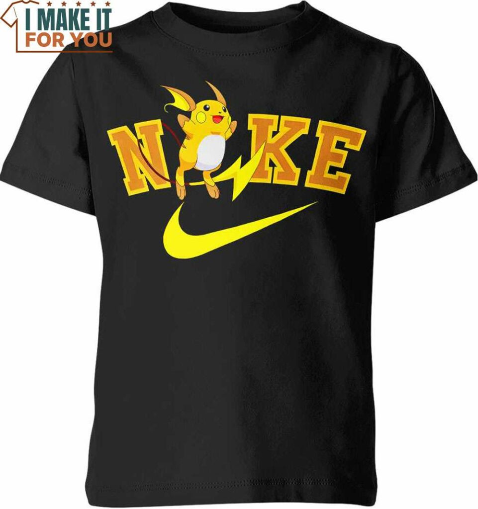 Raichu Pokemon Nike Shirt, The Perfect Wardrobe Addition for the ...
