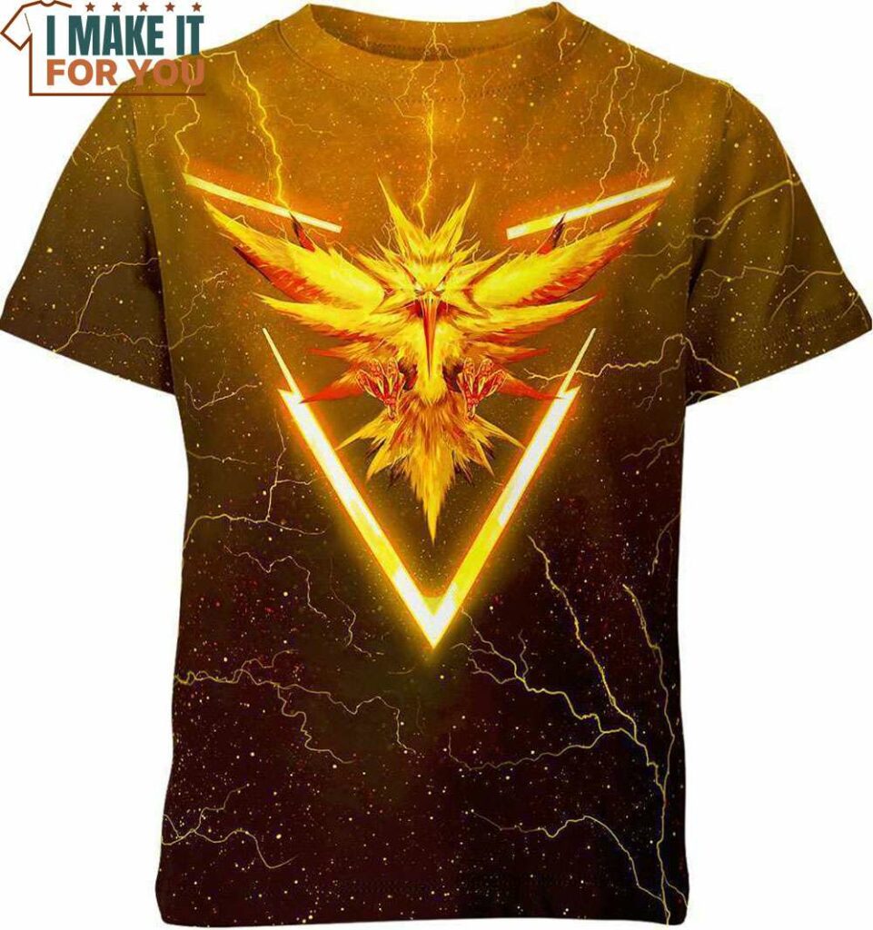 Zapdos Pokemon Shirt, Gifts for Pokemon Lovers