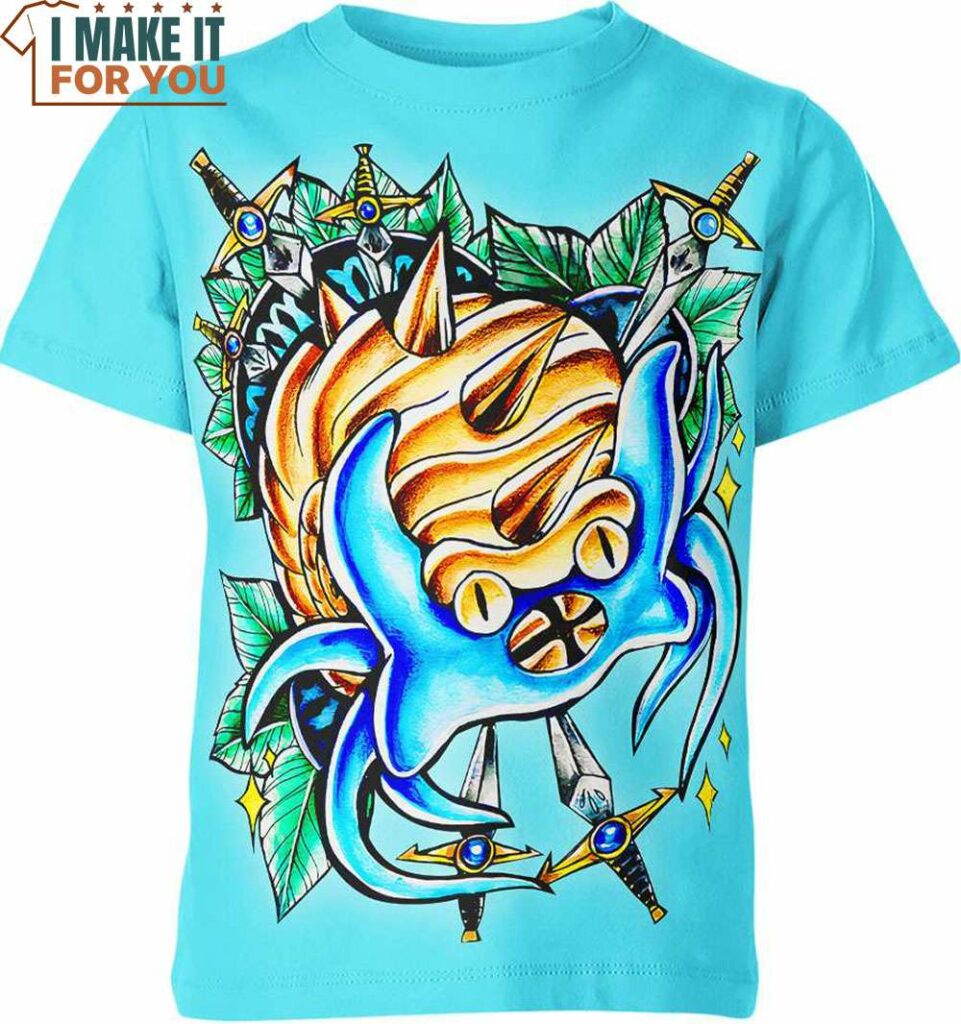 Omastar Pokemon Shirt, Pokemon Clothing for Adults