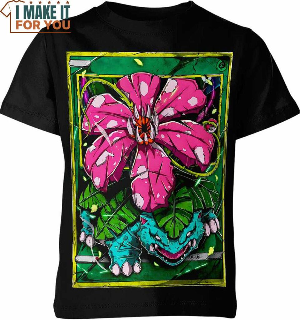 Venusaur Street Style Pokemon Shirt, Stylish Pokemon Shirts for Men