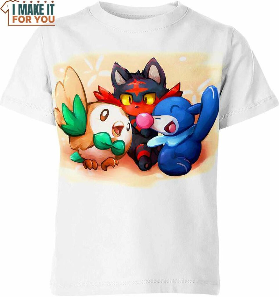 Pokemon Kid 3D Shirt, Exclusive Pokemon Birthday Gifts