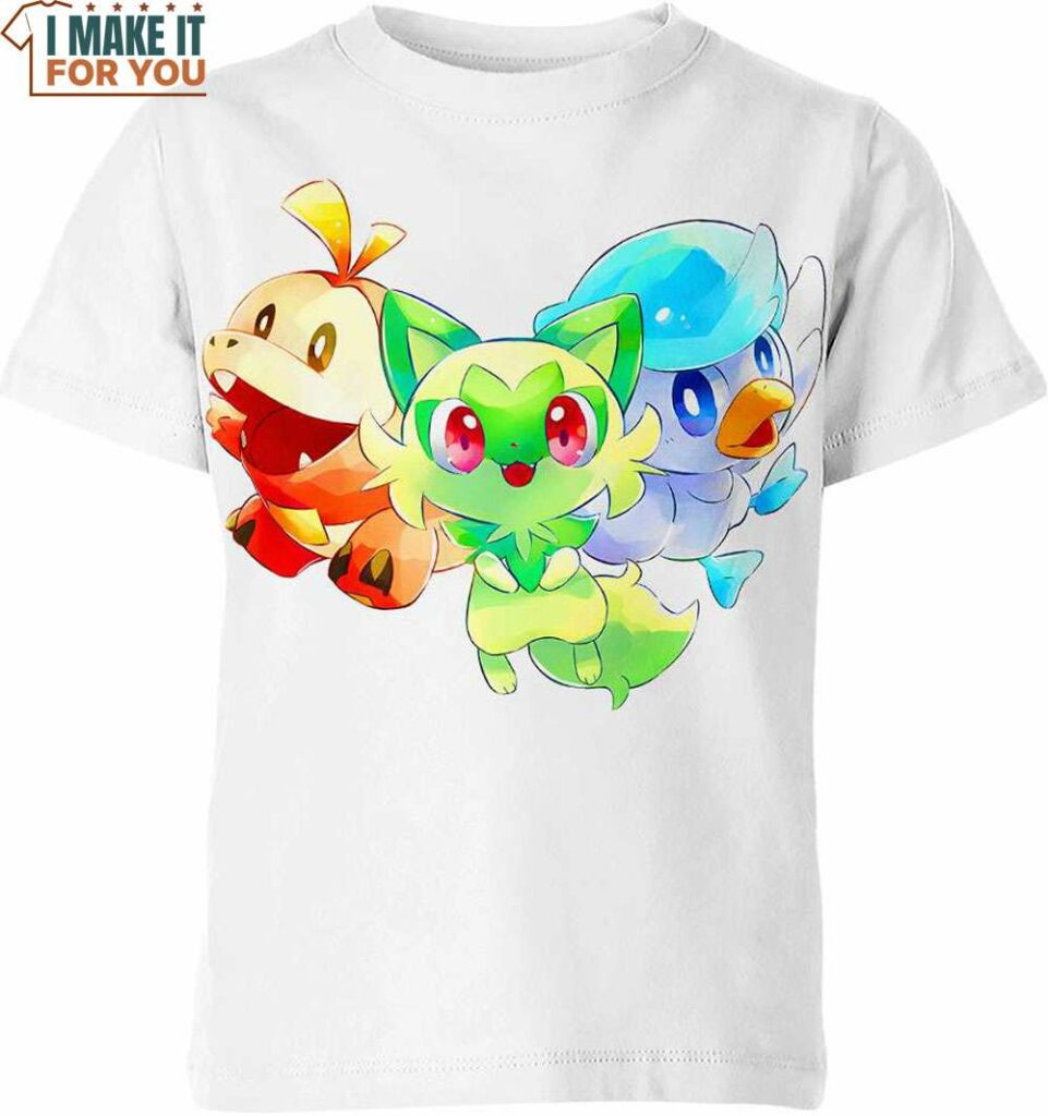 Pokemon Lover Full Printed Shirt, Eye-catching Pokemon Apparel - Best ...
