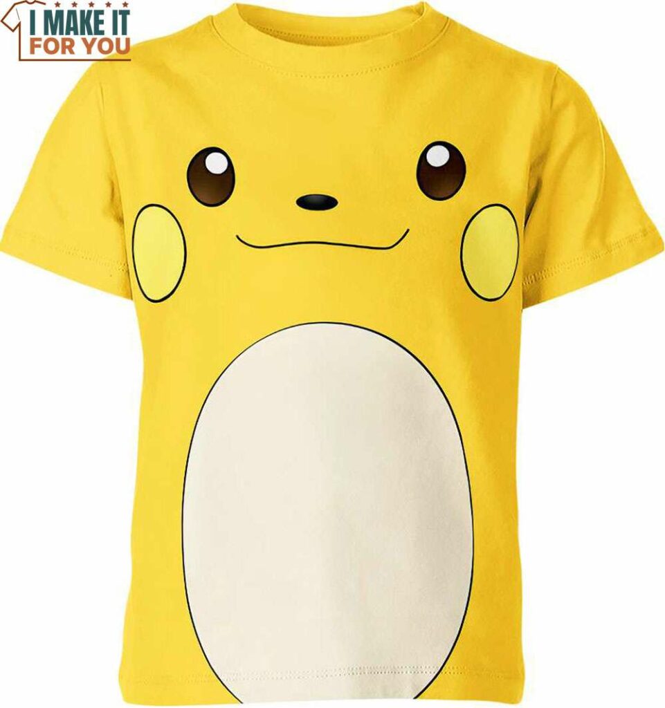Raichu Cute Face Pokemon Shirt, Top Pokemon Gifts for Adults