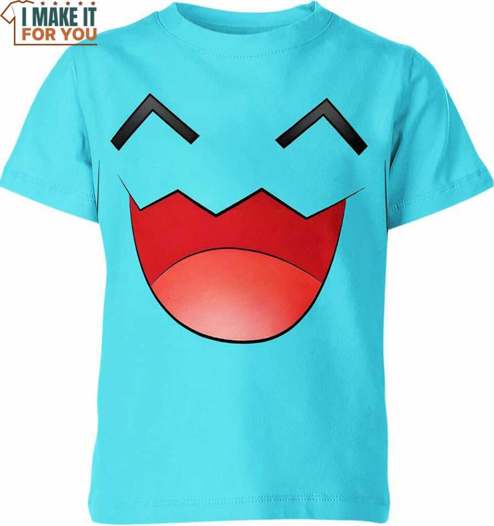 Wobbuffet Happy Face Pokemon Shirt, Eye-catching Pokemon Apparel - Best ...