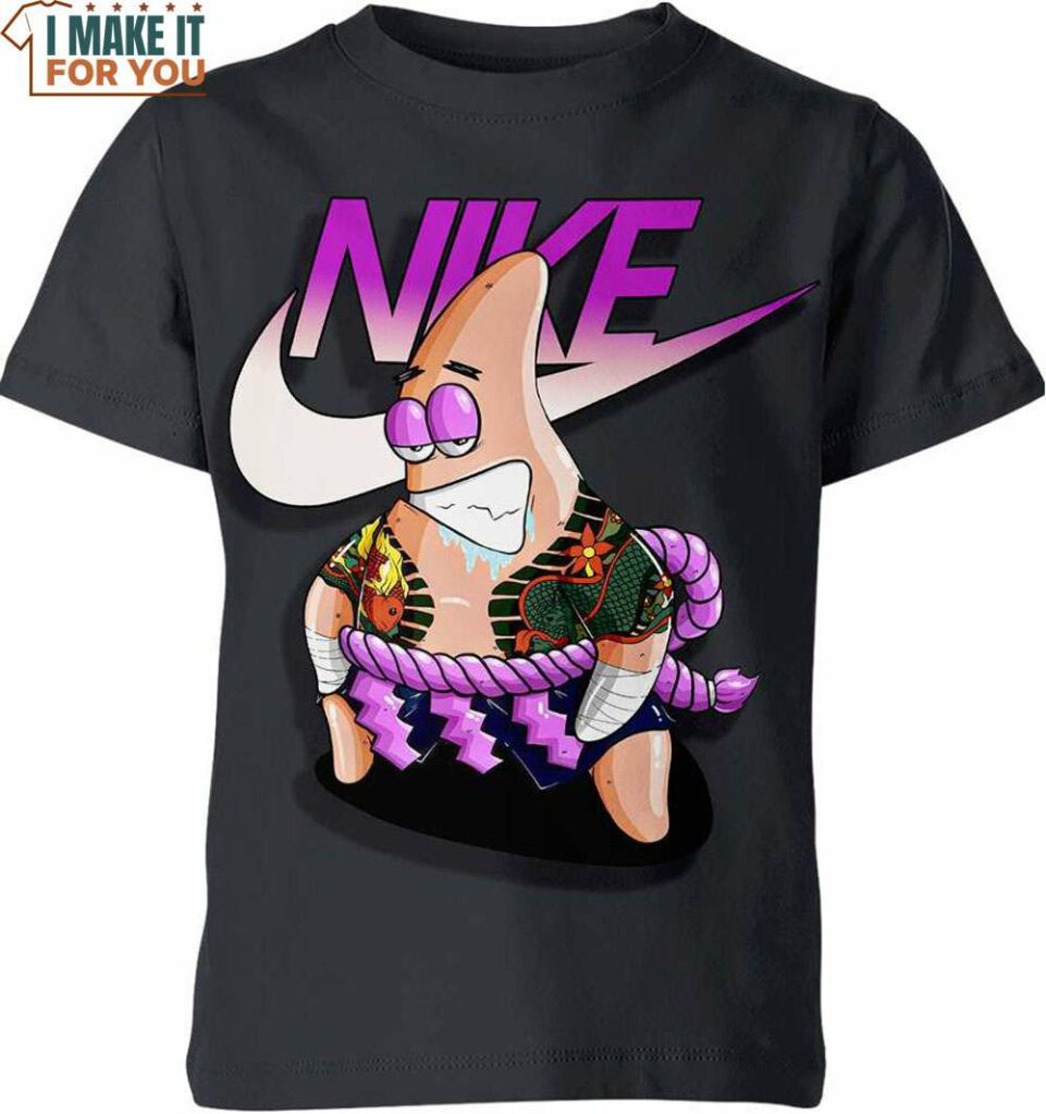 Patrick Star Nike Shirt, Vintage Nike Graphic Tees For Collectors