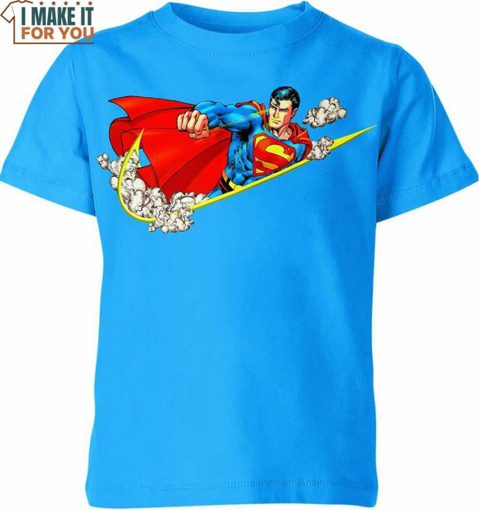 Superman Nike DC Comics Shirt, High-quality Nike Graphic Tees For ...