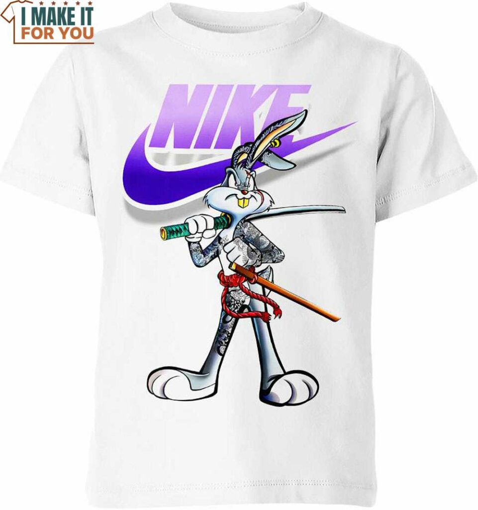 Bugs Bunny Nike Shirt, Unique Nike Graphic Tees For Gifts