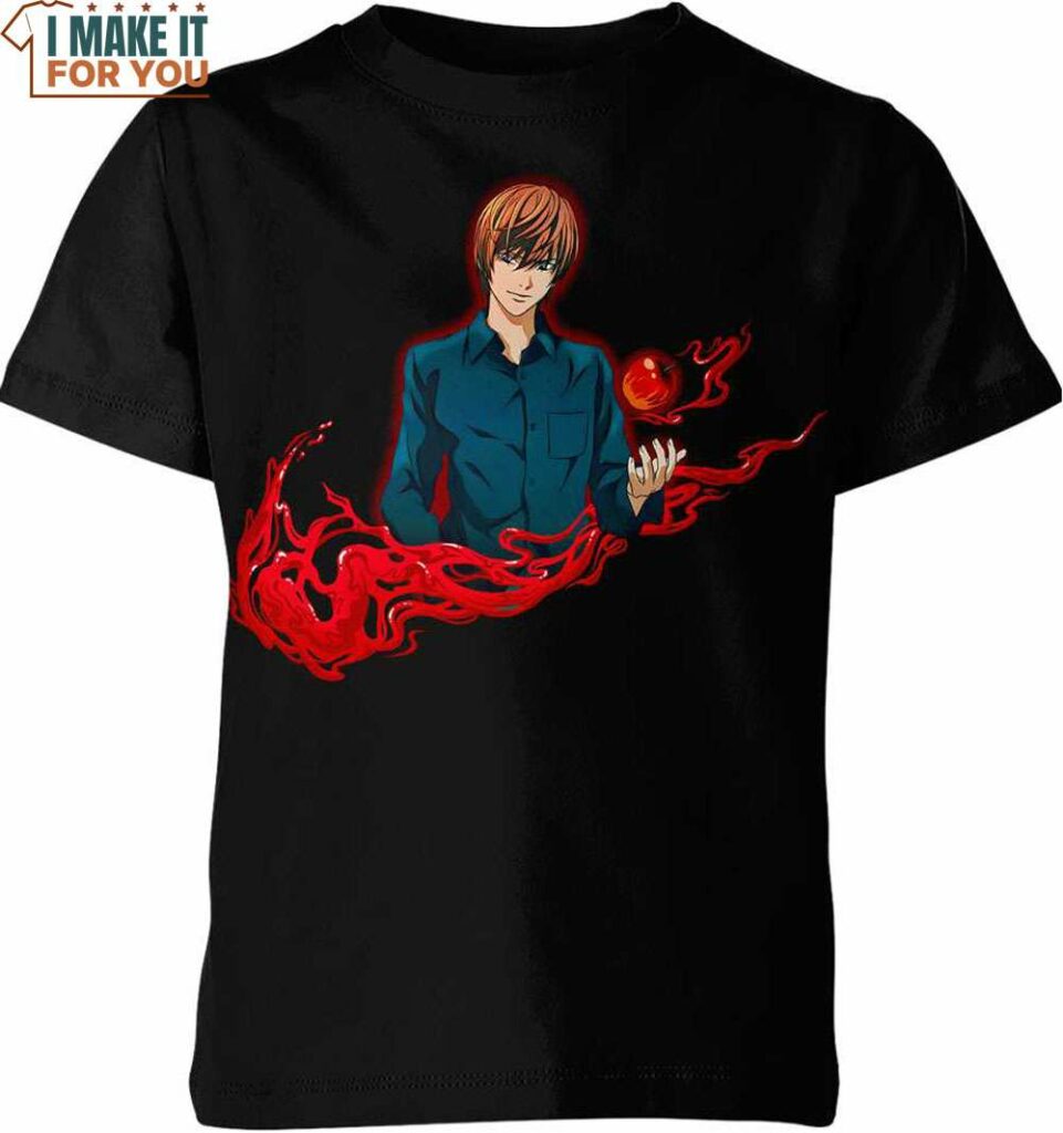 Light Yagami Nike Shirt, Exclusive Nike Graphic T-shirts