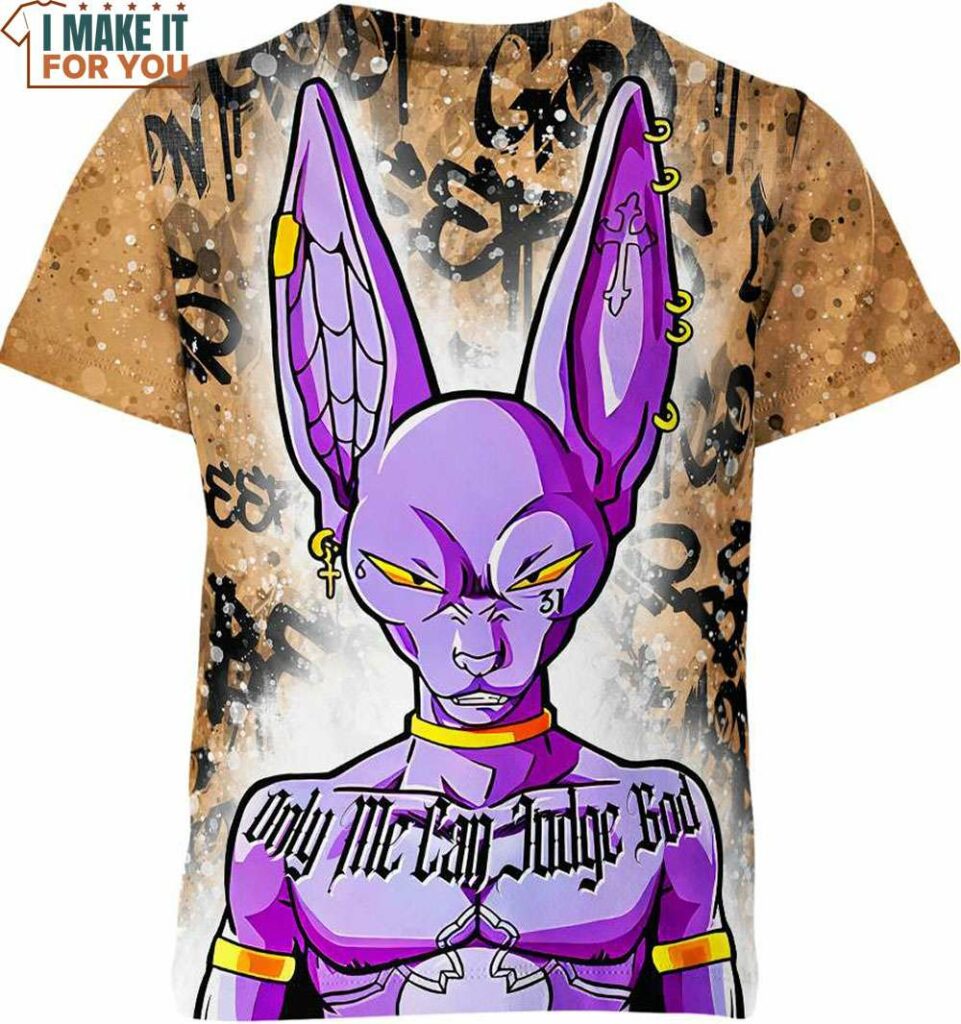 Beerus Tatoo Dragon Ball Z Shirt