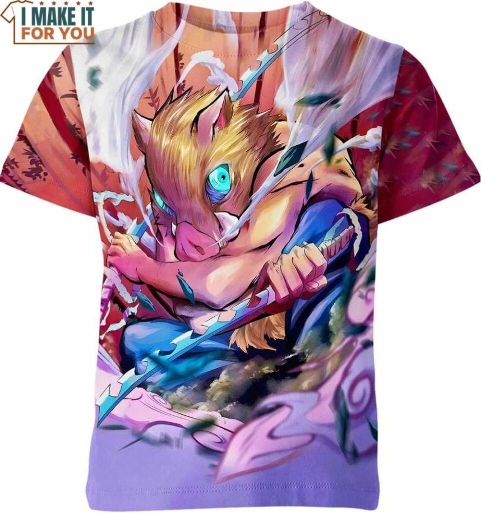 Inosuke Hashibira Demon Slayer Shirt, Anime-themed Presents