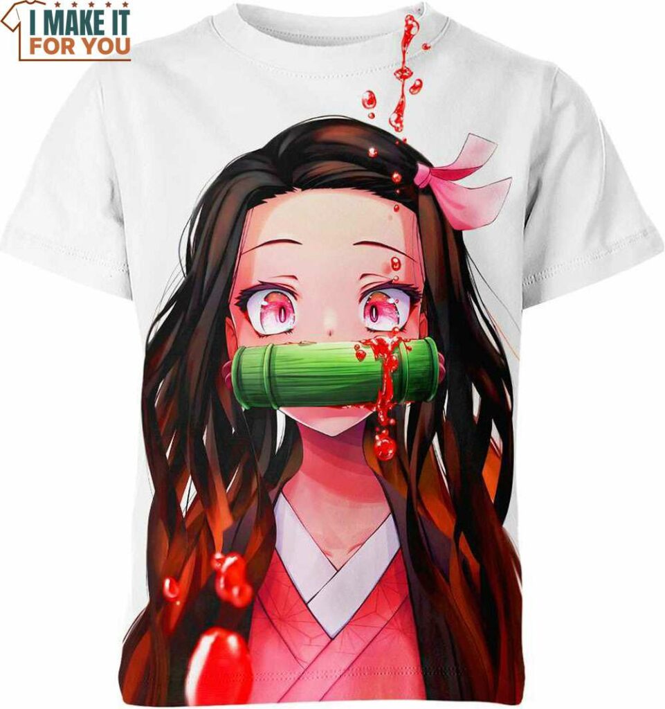 Nezuko Kamado Demon Slayer Shirt, Anime-themed Presents