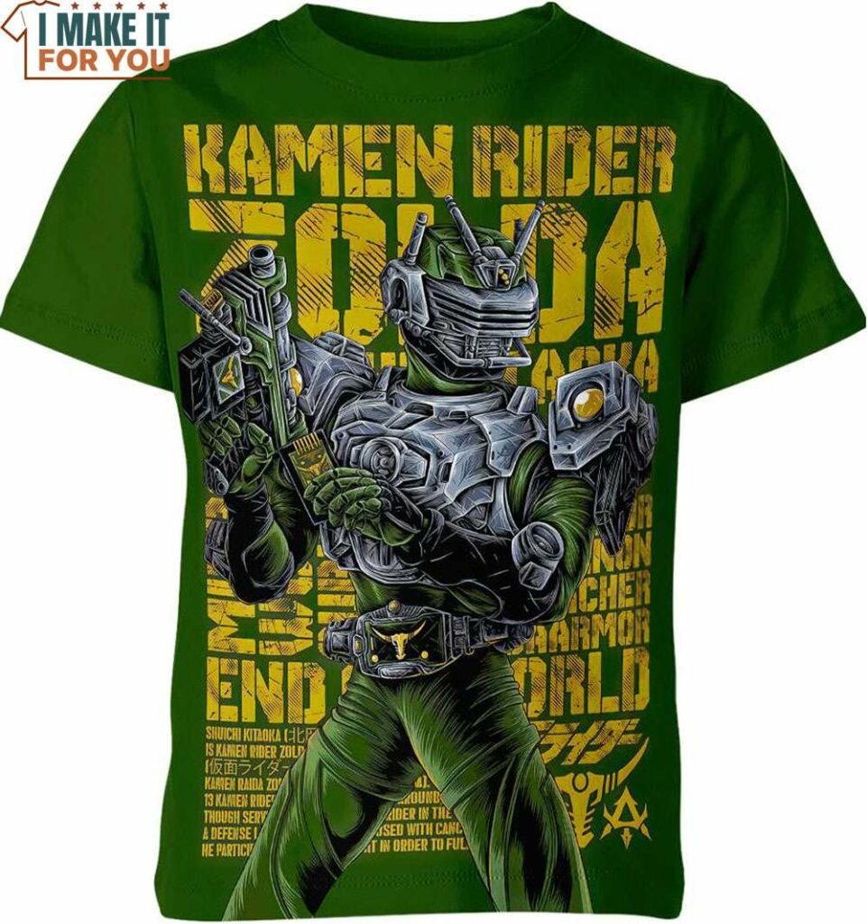 Green Kamen Rider Shirt