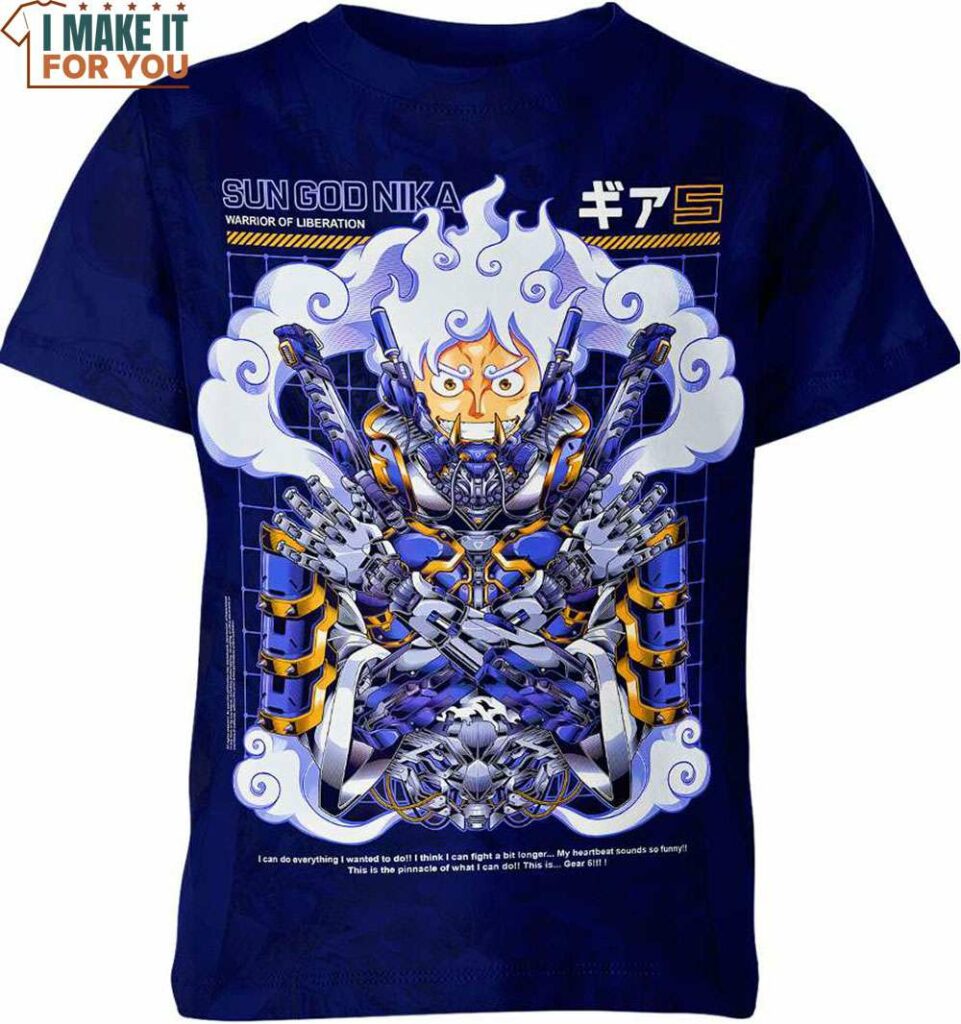 Luffy Gear 5 Cyberpunk Shirt