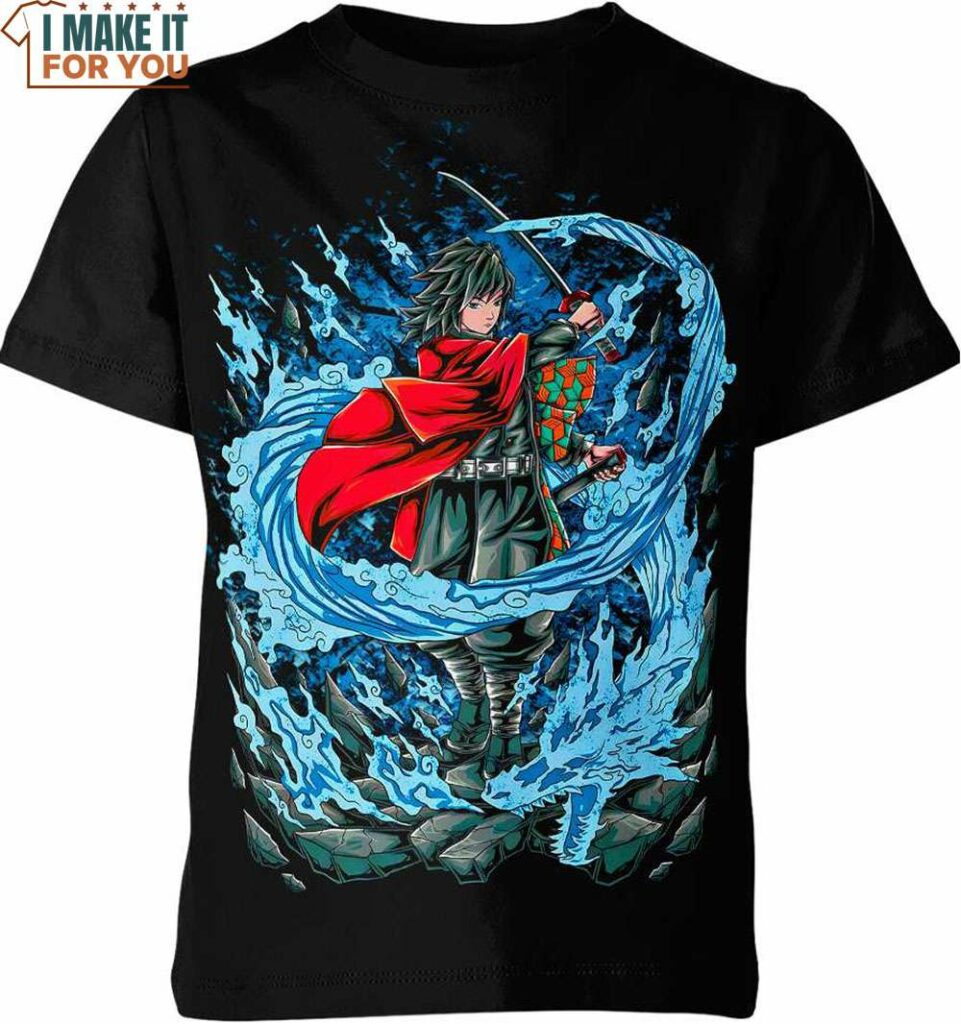 Vintage Giyu Tomioka Demon Slayer Shirt