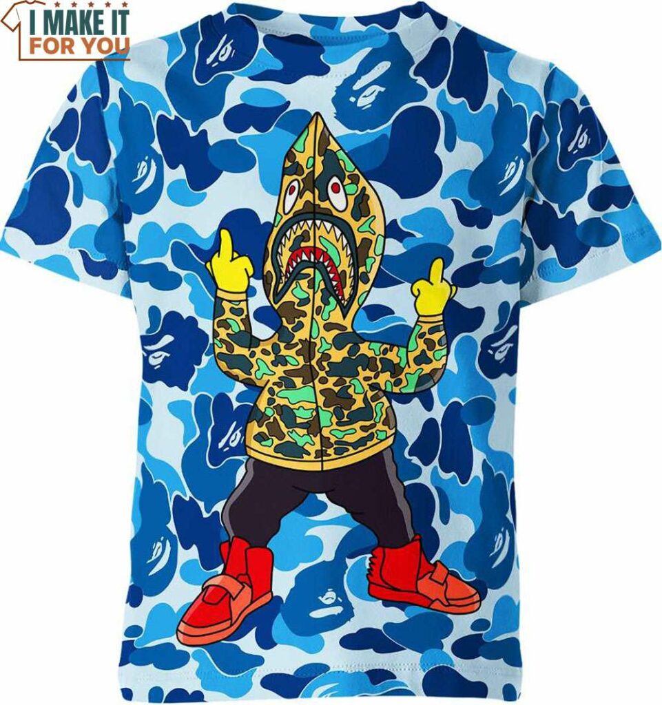 The Simpsons Rap Bape Shirt