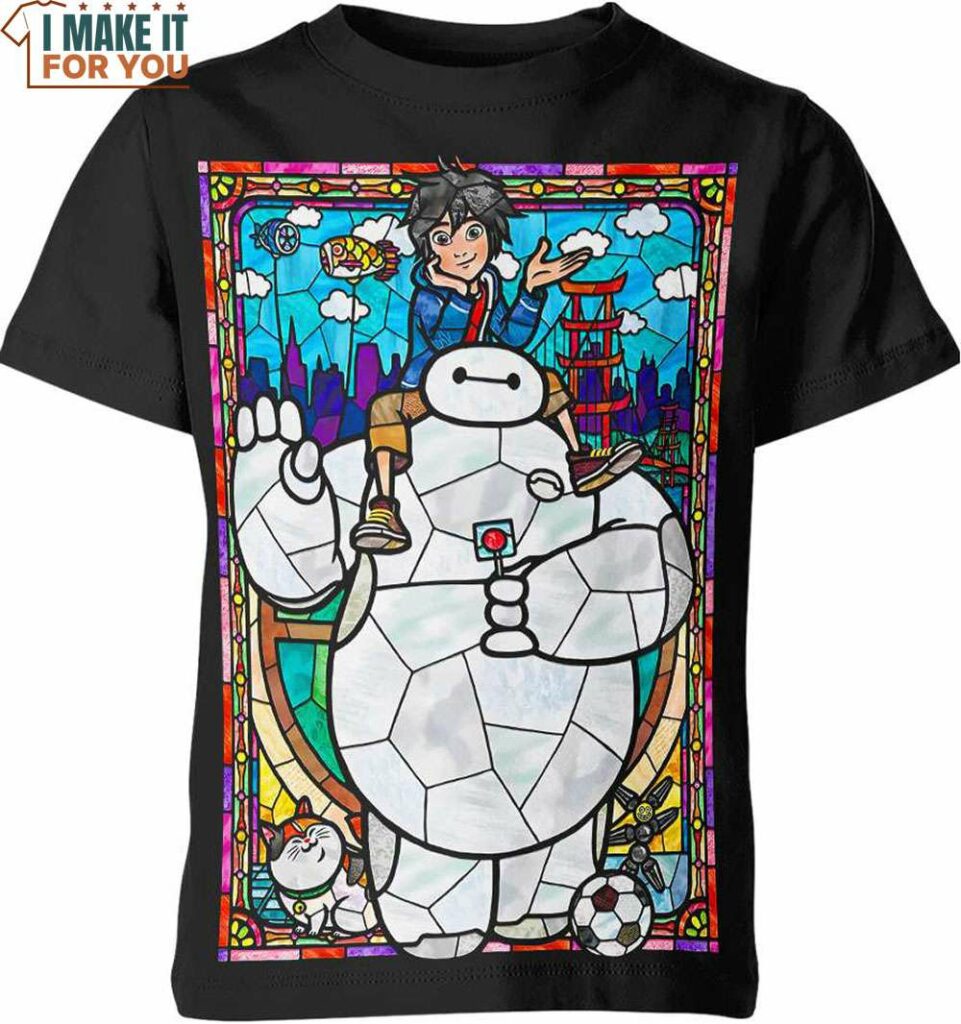 Baymax Big Hero 6 Stained Glass Shirt - Best Personalized Gift & Unique ...