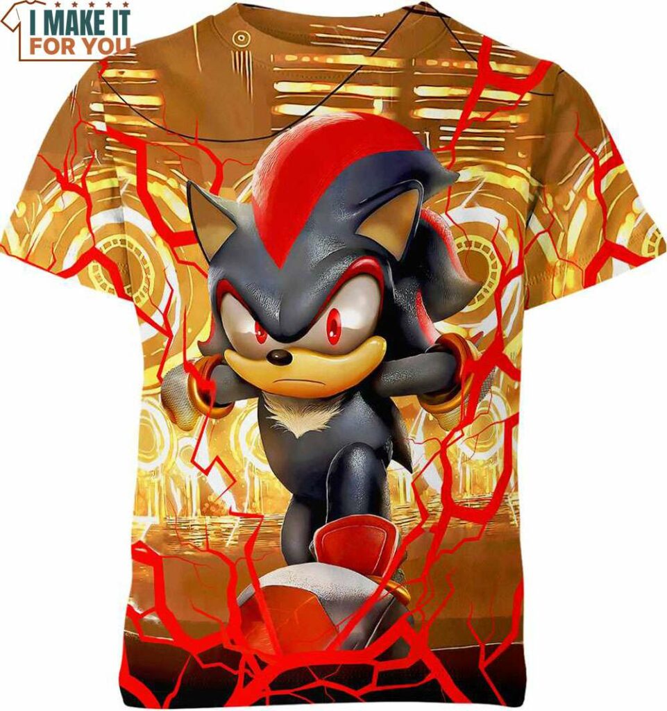 Shadow Sonic The Hedgehog Shirt