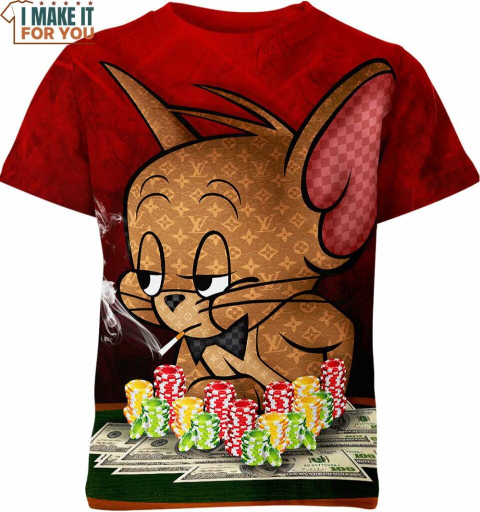 Jerry Mouse Louis Vuitton Tom And Jerry Shirt