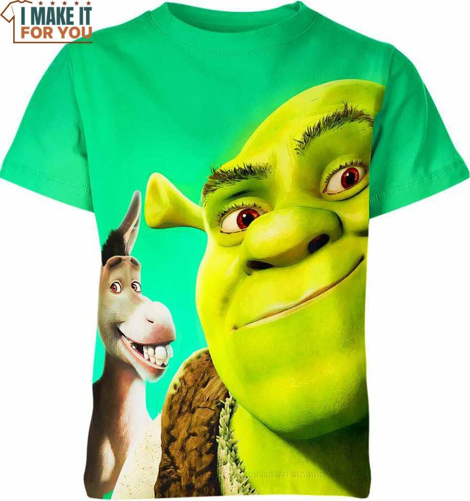 Shrek Shirt, Cartoon Lover Gifts for Him