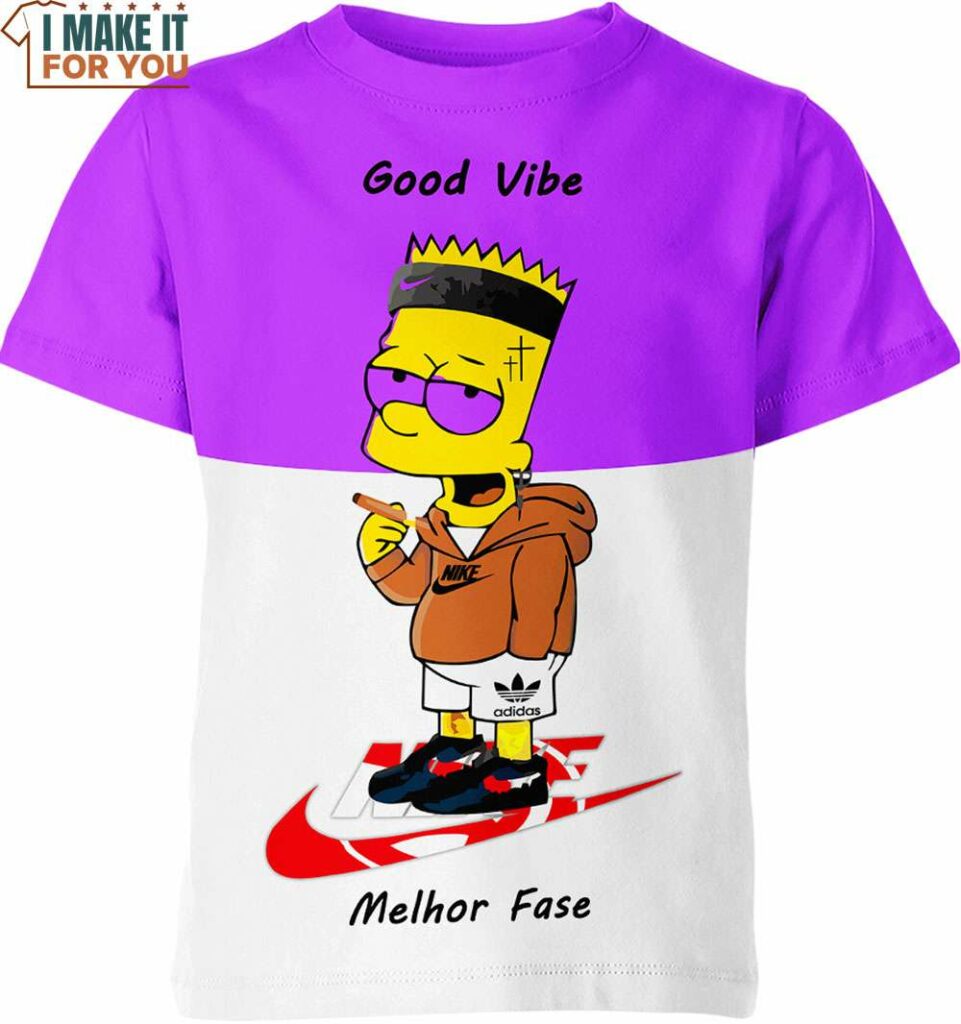 Bart Simpson Nike Adidas Shirt