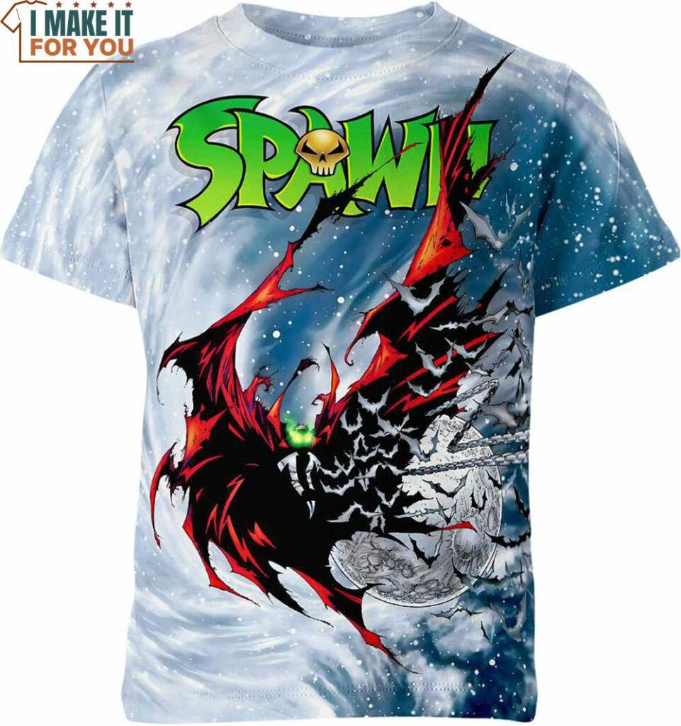 Bat Moon Spawn Comics Shirt, Best DC Comics Gifts for Die-Hard Fans
