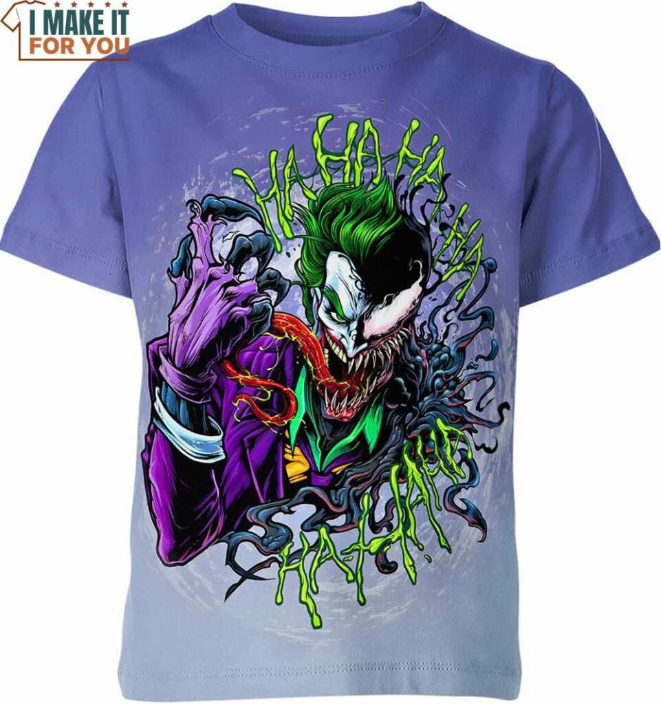 Joker And Venom Shirt, Iconic DC Comics Gifts for the Ultimate Fan