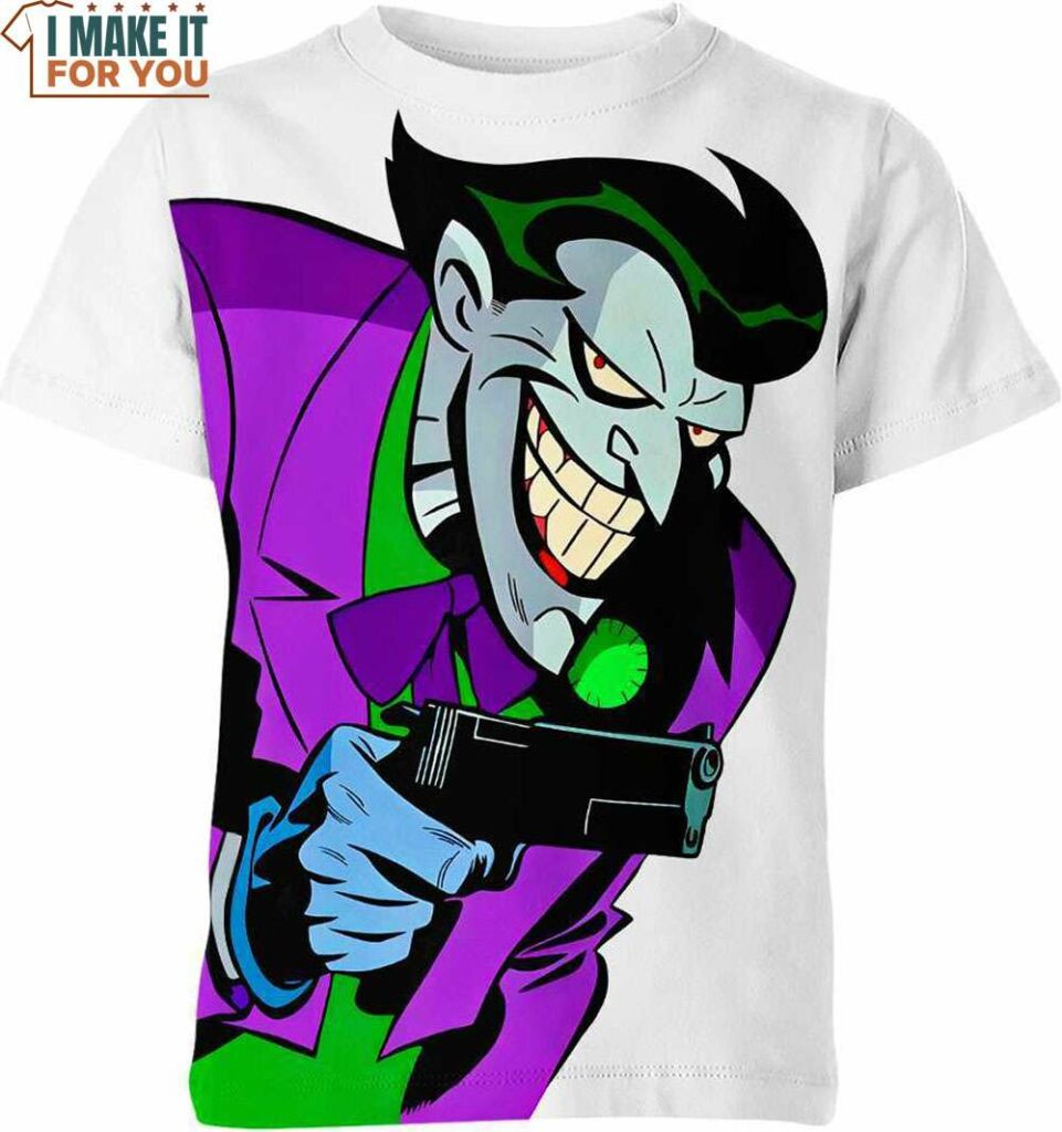 Joker DC Comics Shirt, Gift Ideas For DC Comics Fans