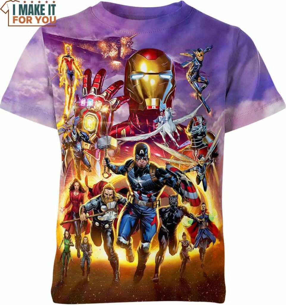 Avengers Marvel Comics Shirt, Marvel Gifts For Men