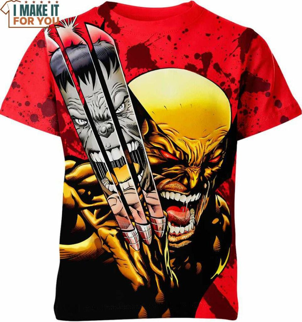 Hulk Wolverine Marvel Comics Shirt, Marvel Shirt