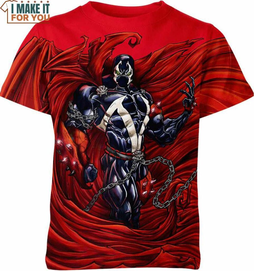 Spawn Marvel Comics Shirt, Mens Superhero T-Shirts