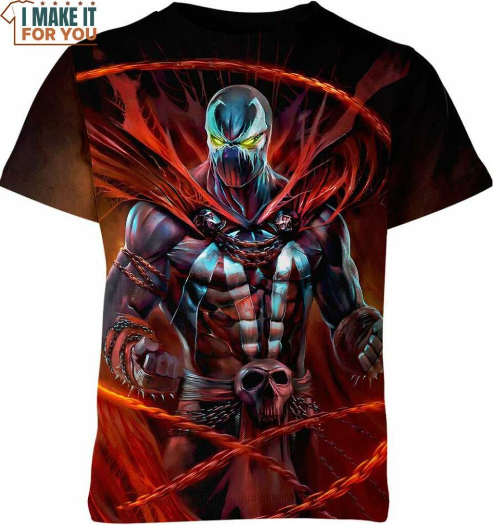 Spawn Comics Shirt, Mens Superhero Shirts