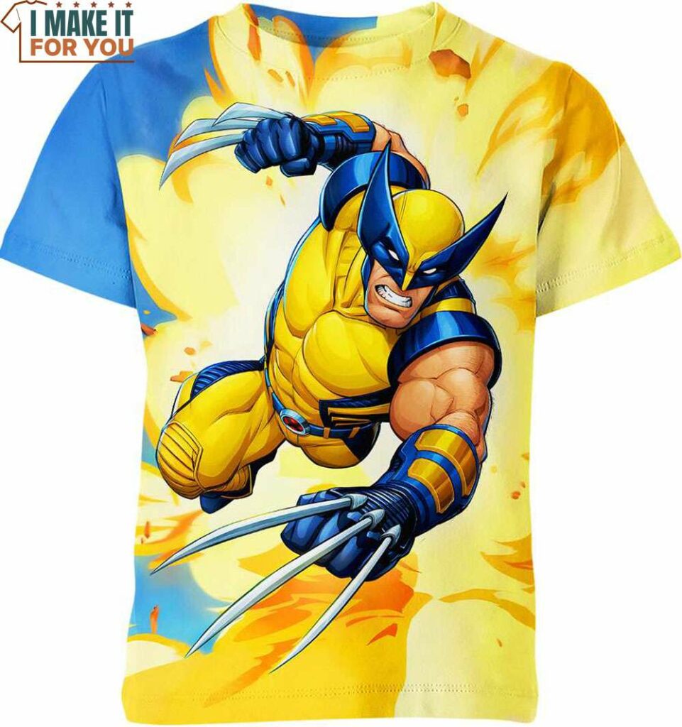 Wolverine Men Marvel Comics Shirt, Disney Marvel Shirts