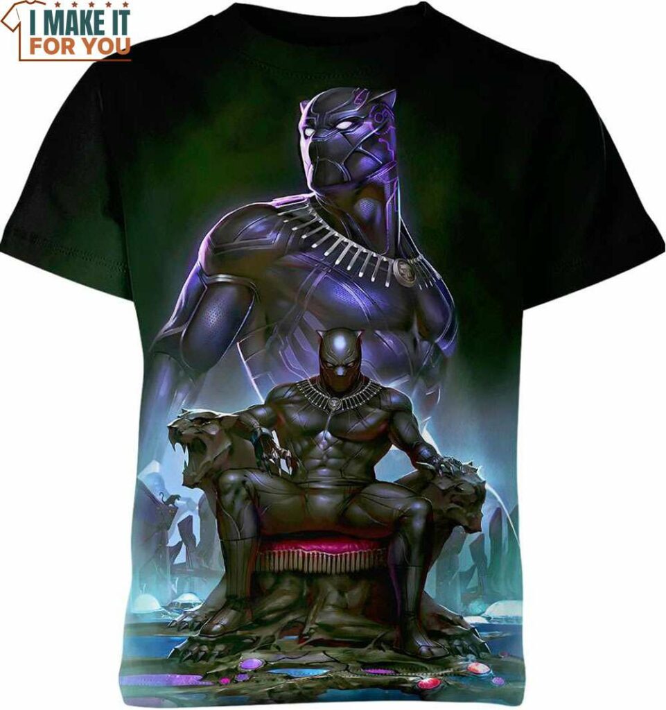 Black Panther Marvel Comics Shirt, Cool Marvel Gifts