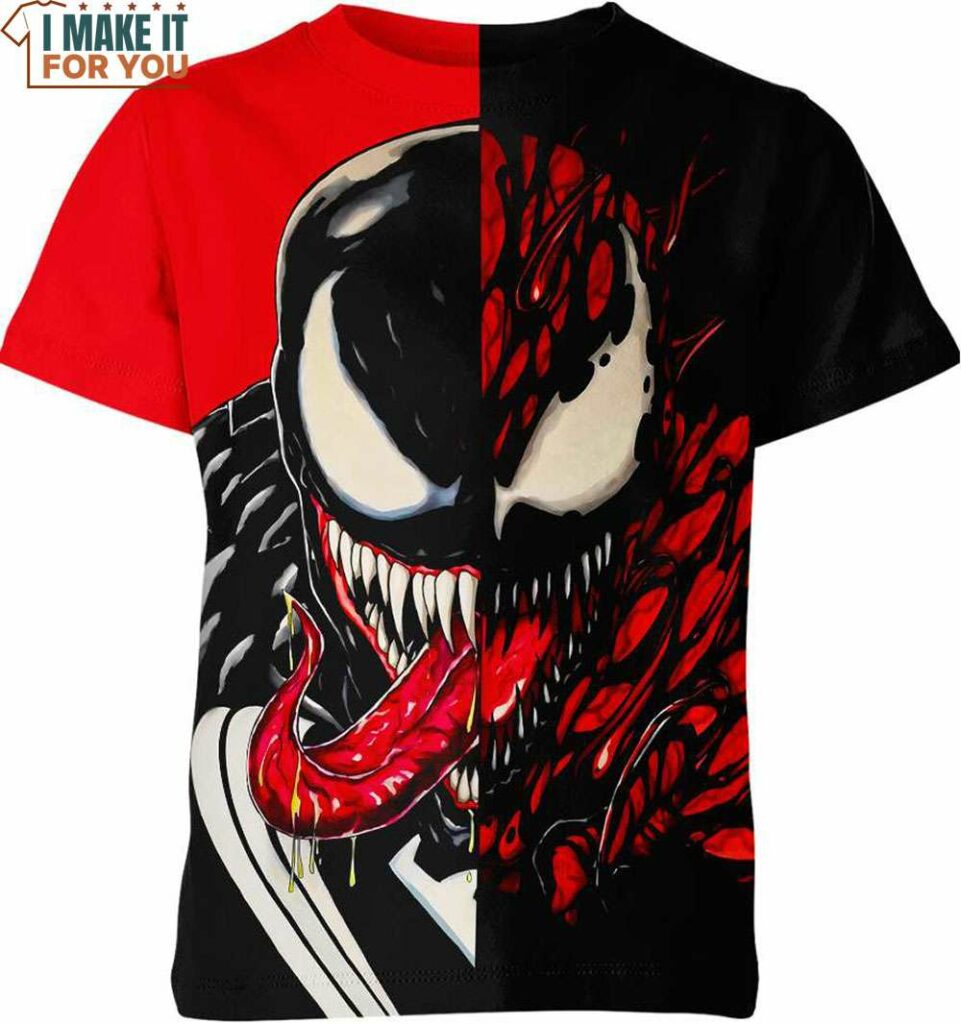 Venom Carnage Marvel Comics Shirt, Marvel Superhero Shirts